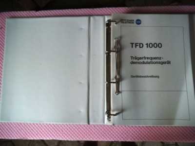 Pfitzer Teletron TDF 1000 Gerätebeschreibung | 1300000037